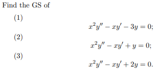 Solved Find the general solution using cauchy-euler | Chegg.com