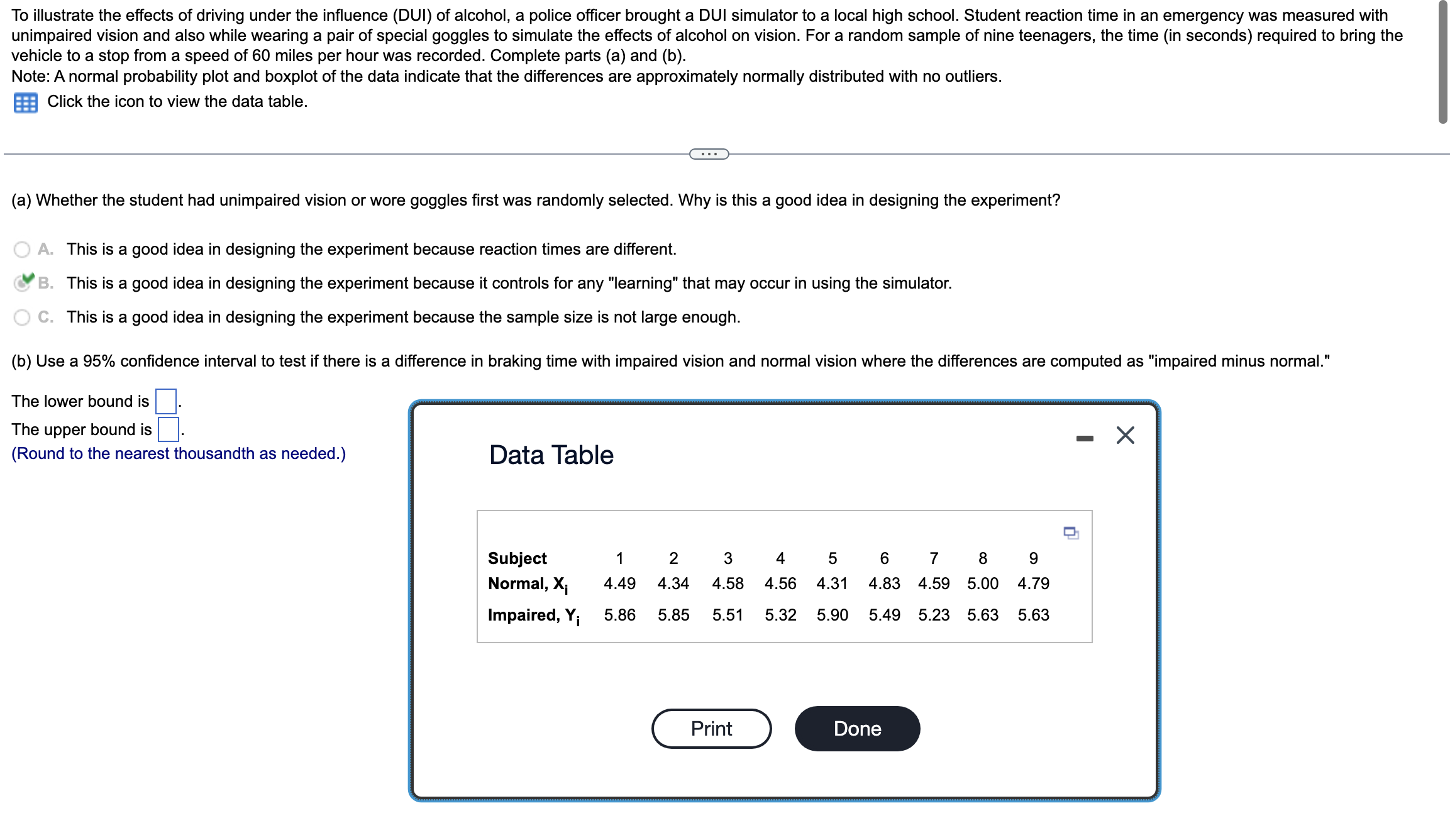 Solved vehicle to a stop from a speed of 60 ﻿miles per hour | Chegg.com