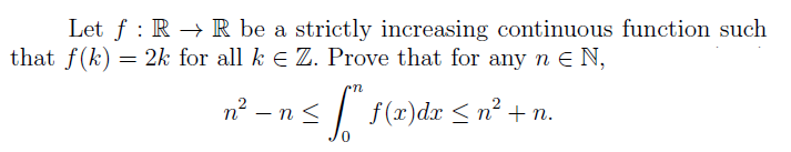 Solved Let f:R + R be a strictly increasing continuous | Chegg.com
