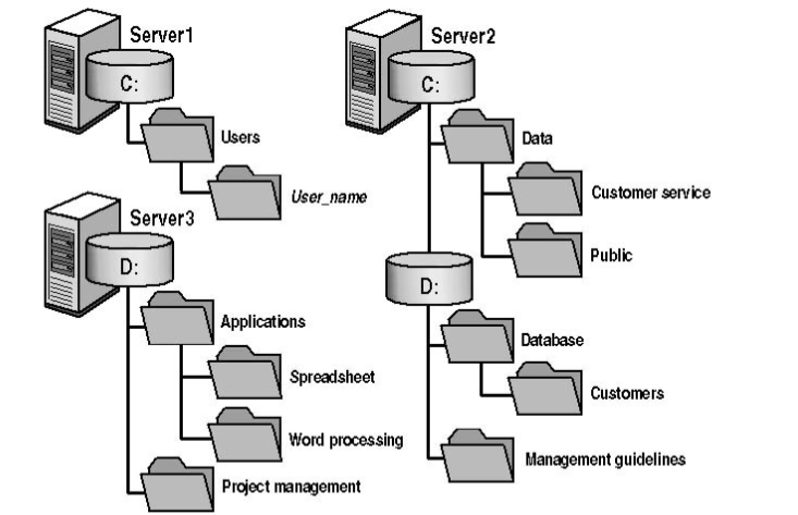 Solved Exercise 2: Planning Shared Folders In this exercise, | Chegg.com