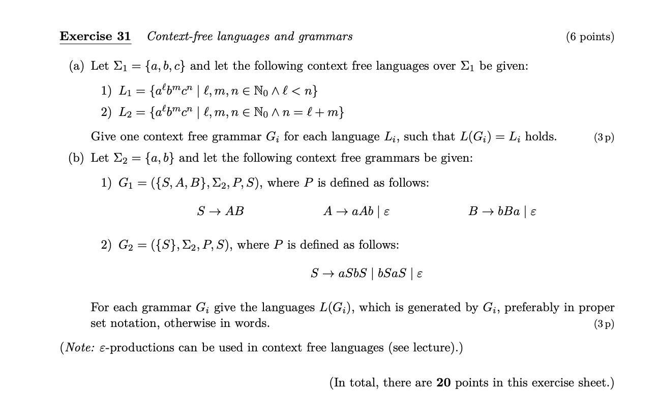 Solved Context-free languages and grammars (a) Let E₁ = | Chegg.com Solved Context-free languages and grammars (a) Let E₁ = | Chegg.com