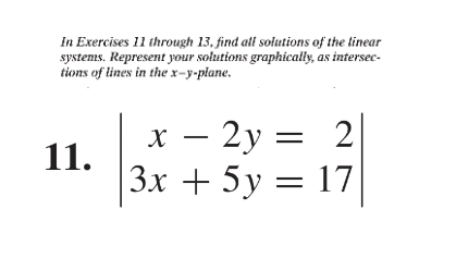 Solved In Exercises 11 through 13. find all solutions of the | Chegg.com