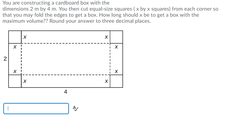 Solved You are constructing a cardboard box with the | Chegg.com