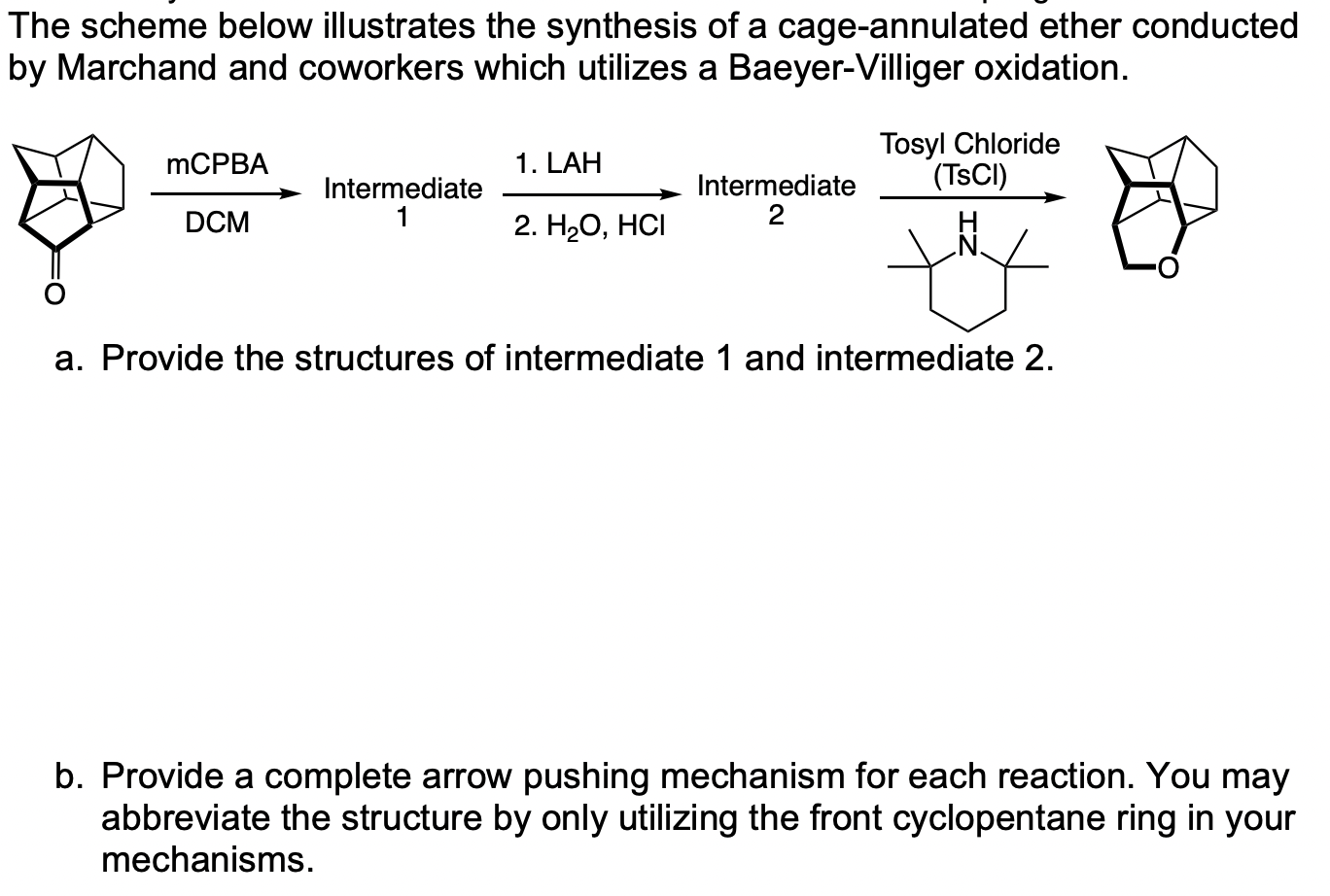 The scheme below illustrates the synthesis of a | Chegg.com