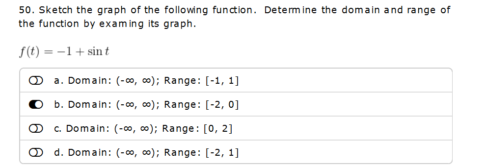 Solved 50. Sketch the graph of the following function. | Chegg.com