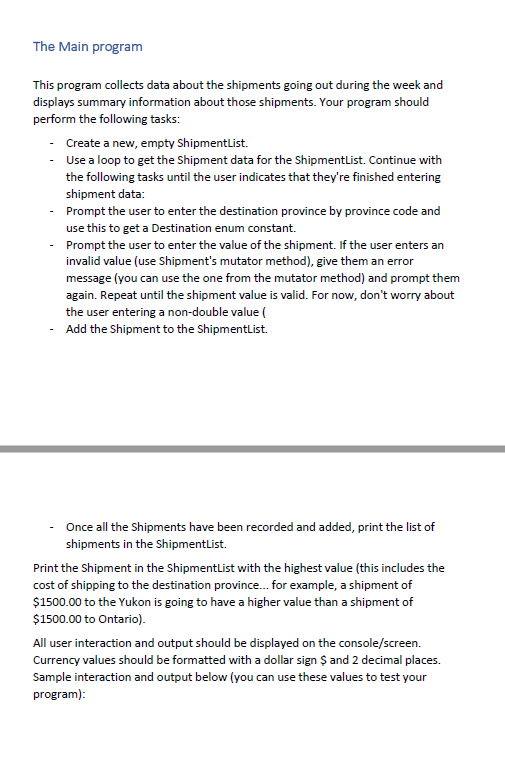 Solved I'm really stuck on this assignment in general. I'm | Chegg.com