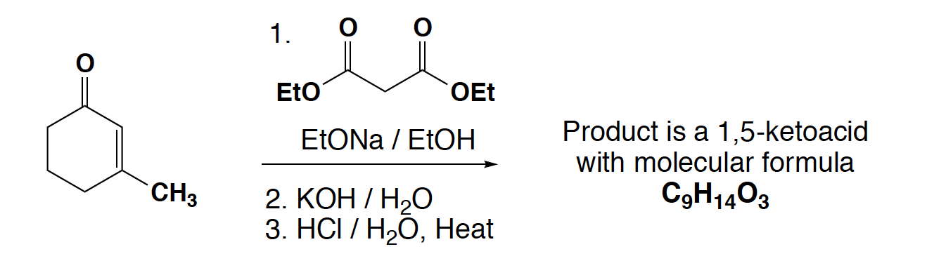 Solved 1. O O Eto OEt ů EtoNa / EtOH Product is a | Chegg.com