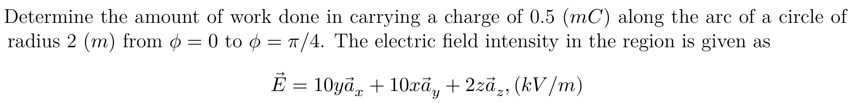 Solved Determine the amount of work done in carrying a | Chegg.com