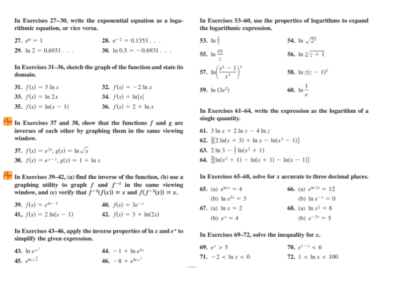 Solved In Exercises 27-30, write the exponential equation as | Chegg.com