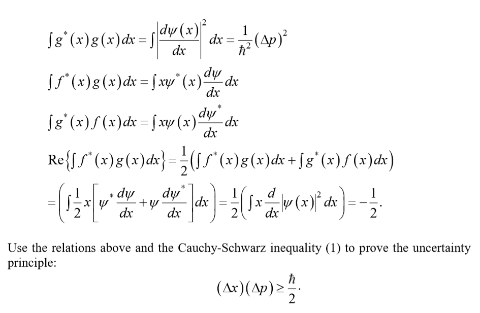 Solved c) The Cauchy-Schwarz inequality can be defined in | Chegg.com