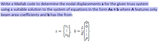 Solved Write a Matlab code to determine the nodal | Chegg.com