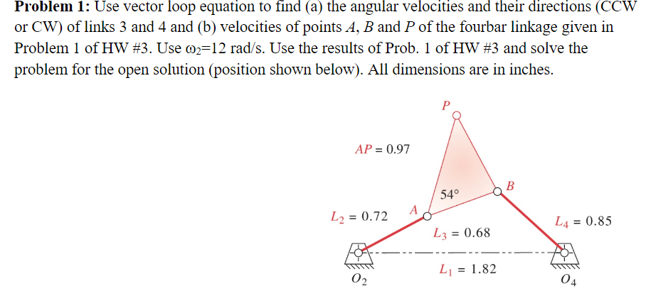 Solved Problem 1: Use vector loop equation to find (a) the | Chegg.com