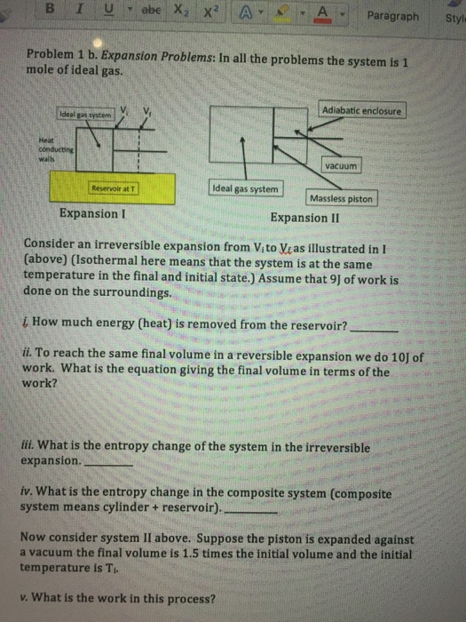 Solved Problem 1 b. Expansion Problems: In all the problems | Chegg.com