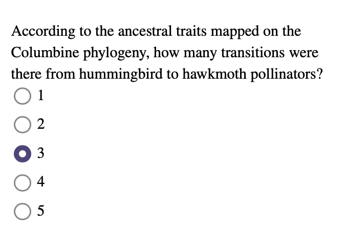 Solved According to the ancestral traits mapped on | Chegg.com