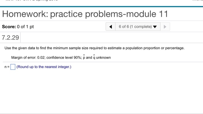 Solved Homework Practice Problems Module 11 Score 0 Of 1