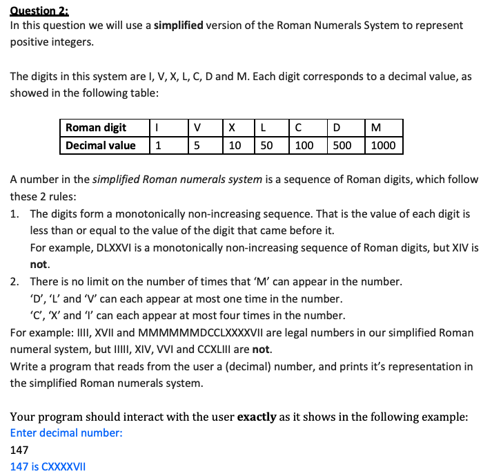 Solved In C++: Use a simplified version of the | Chegg.com