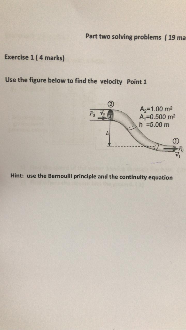 Solved Part two solving problems (19 ma Exercise 1 ( 4 | Chegg.com