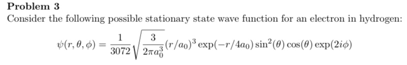 Solved Problem 3 Consider the following possible stationary | Chegg.com