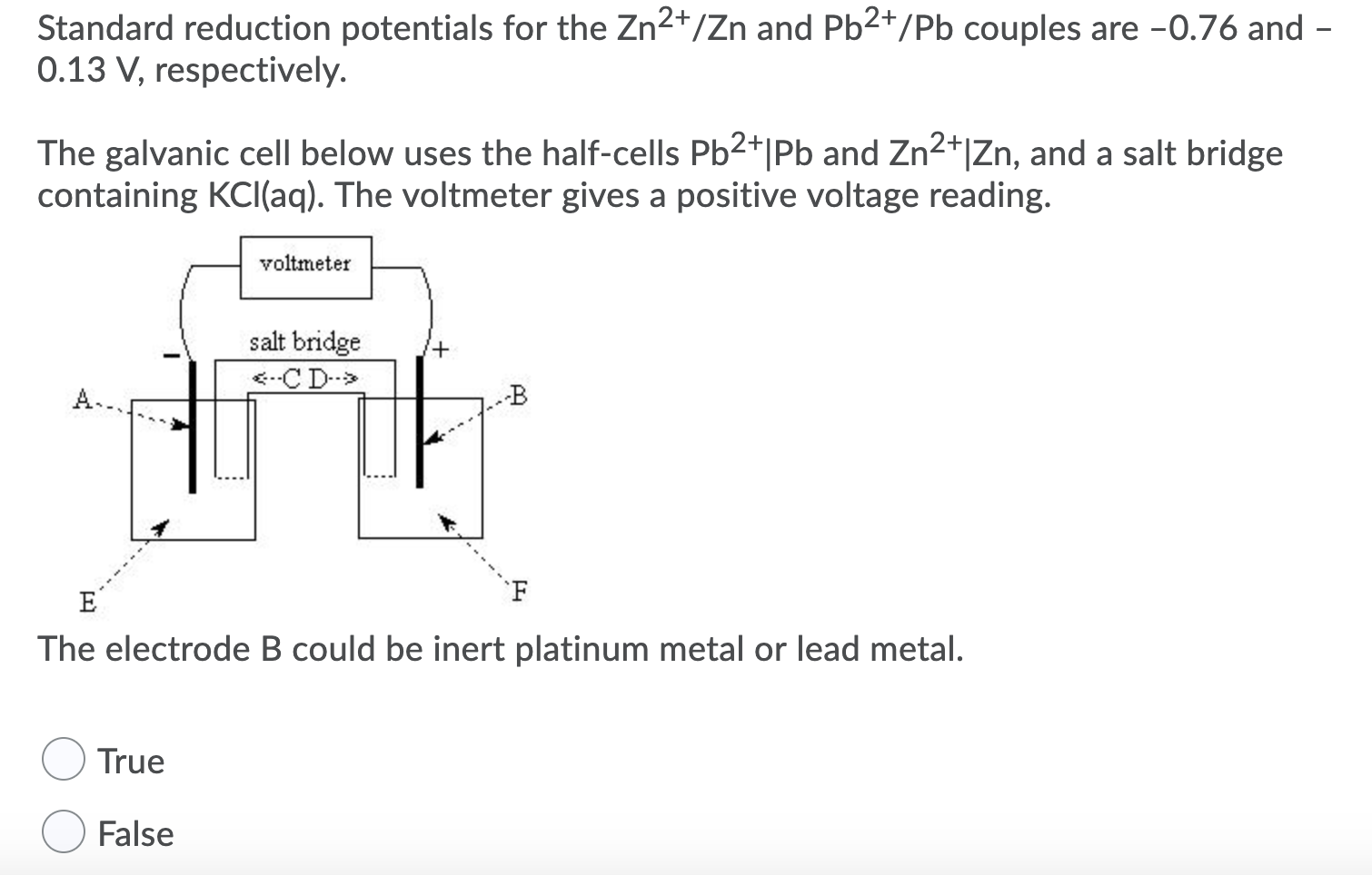 Solved Standard reduction potentials for the Zn2+/Zn and | Chegg.com