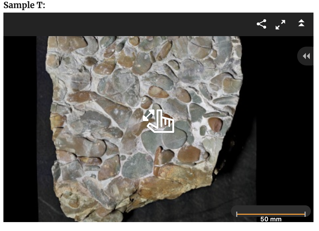 Solved Examine the coarse-grained samples T, U, V, and W. | Chegg.com