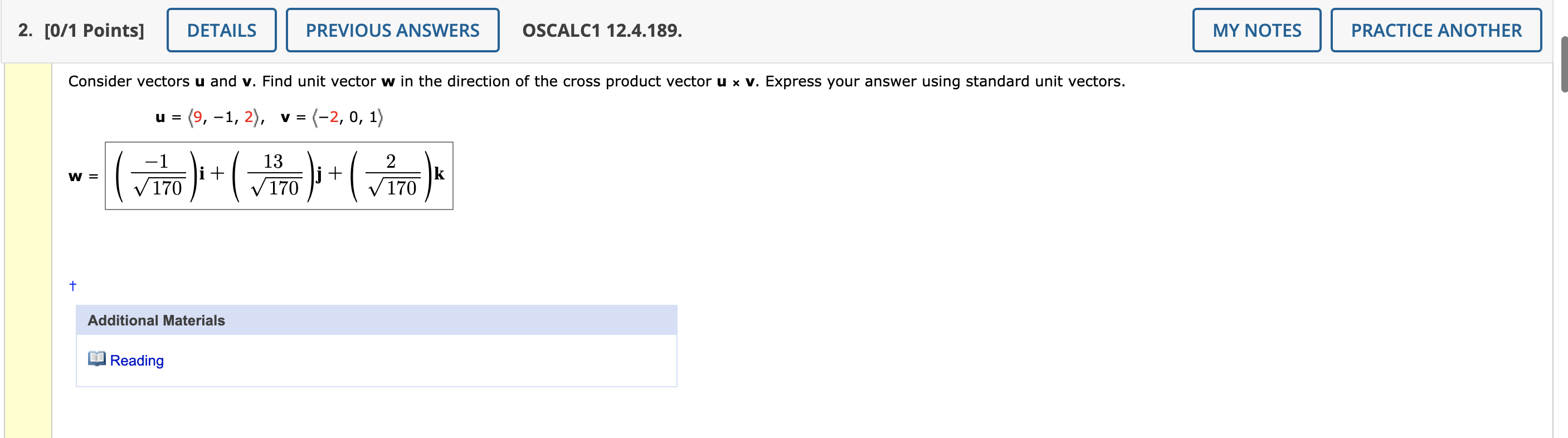 Solved Consider vectors \\( \\mathbf{u} \\) and \\( | Chegg.com