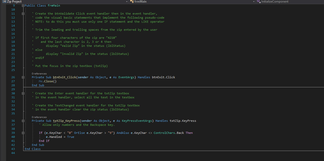 In this assignment you will complete the Zip | Chegg.com