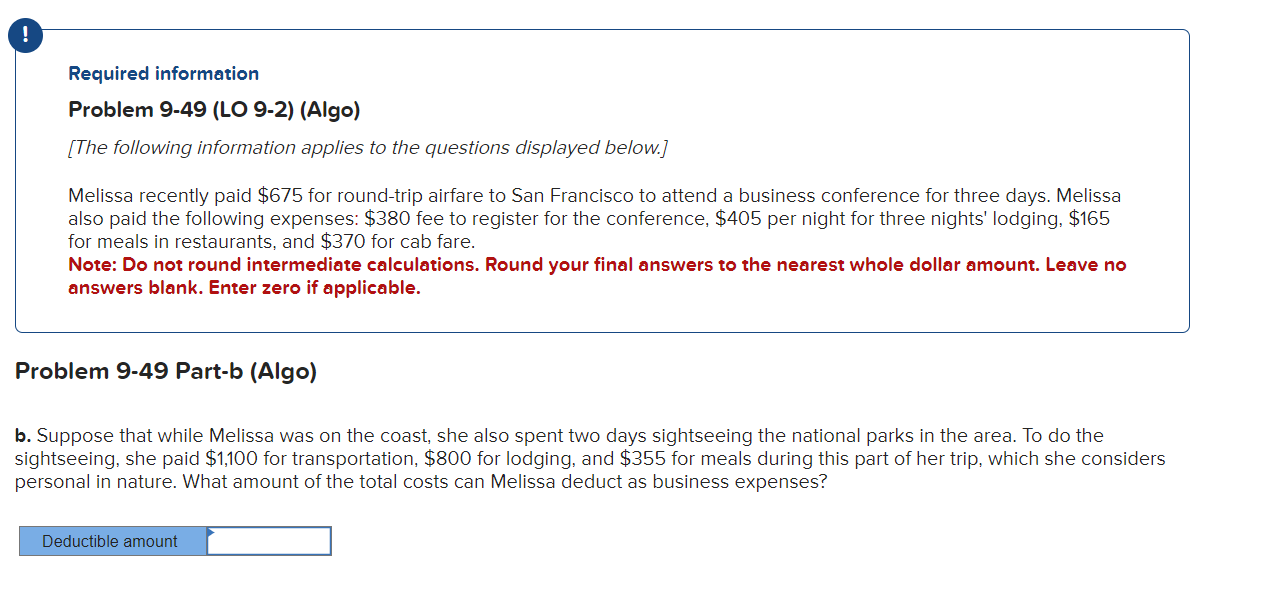 Solved This is one problem with three parts to the | Chegg.com