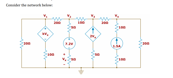Solved a) Write MATLAB script to find the voltages at the | Chegg.com