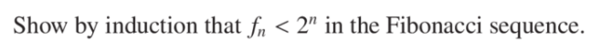 Solved Show by induction that fn