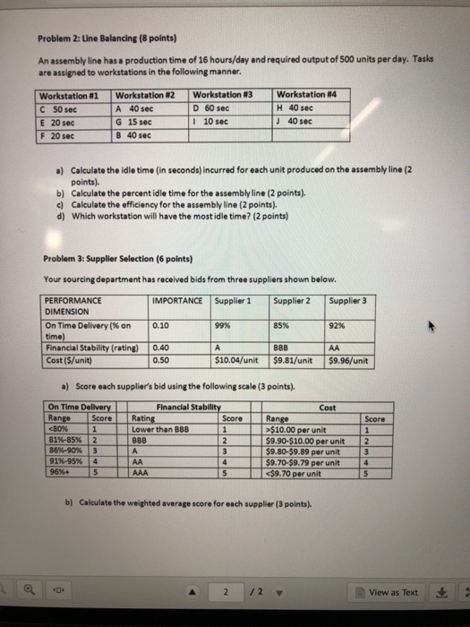 Solved BUS ADM 370 Introduction to Supply Chain Management | Chegg.com