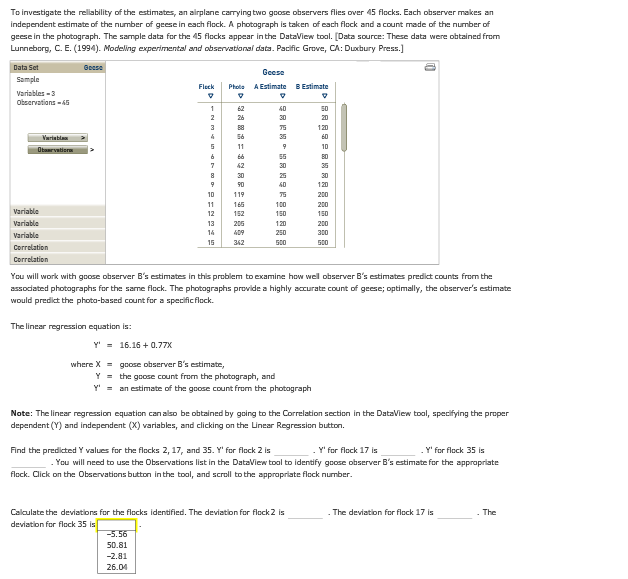 Solved Experienced observers use aerial survey methods to | Chegg.com