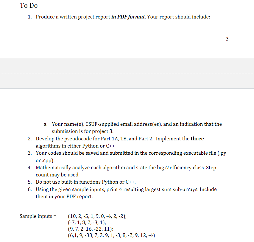 Solved Abstract In this project, you will develop exhaustive | Chegg.com