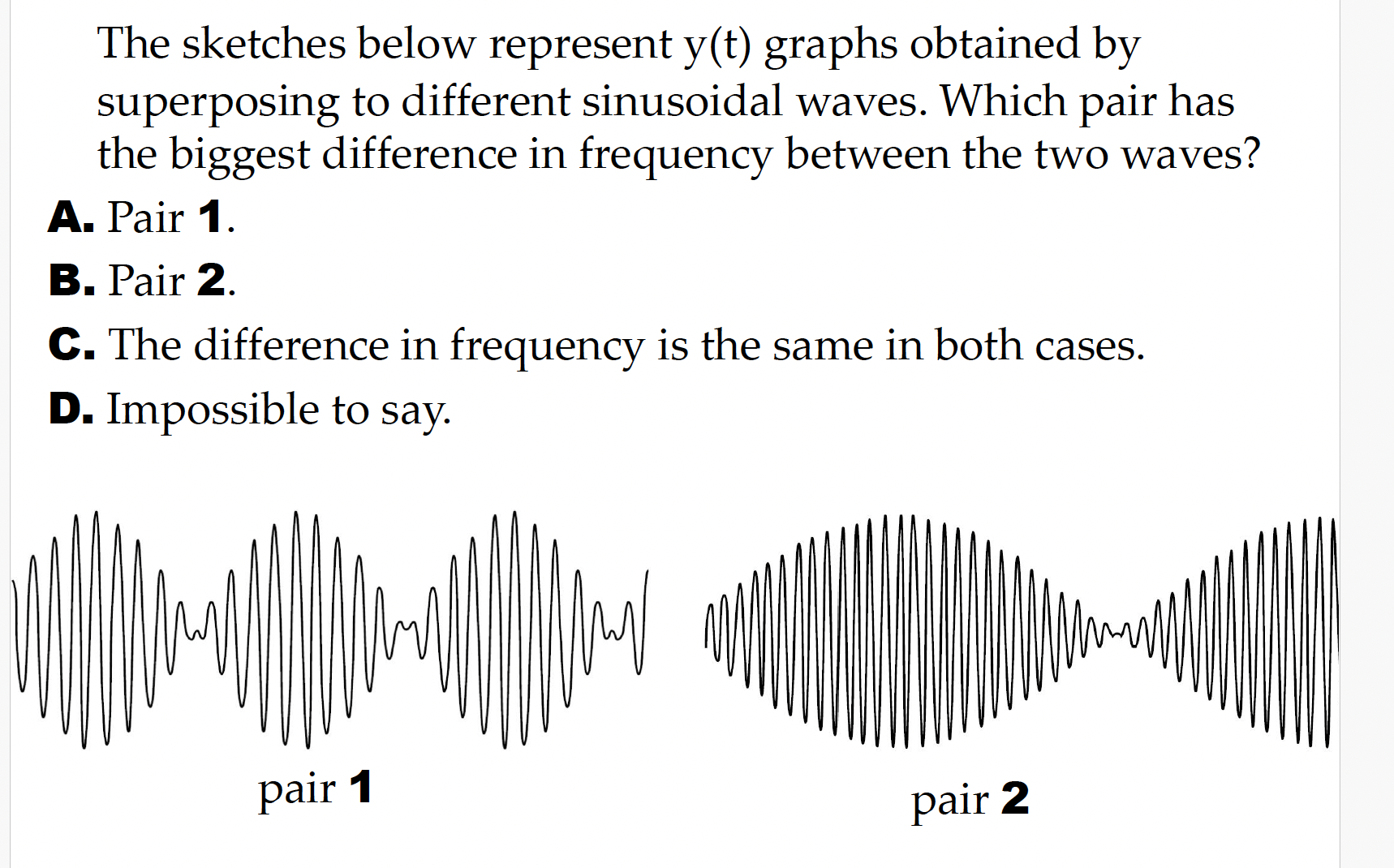 Solved The sketches below represent y(t) graphs obtained by | Chegg.com