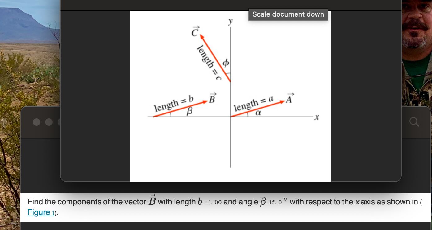 Solved Find the components of the vector vec(B) ﻿with length | Chegg.com