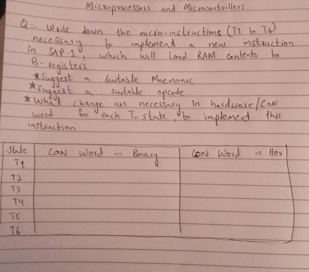 Solved Subject:Microprocessors and | Chegg.com