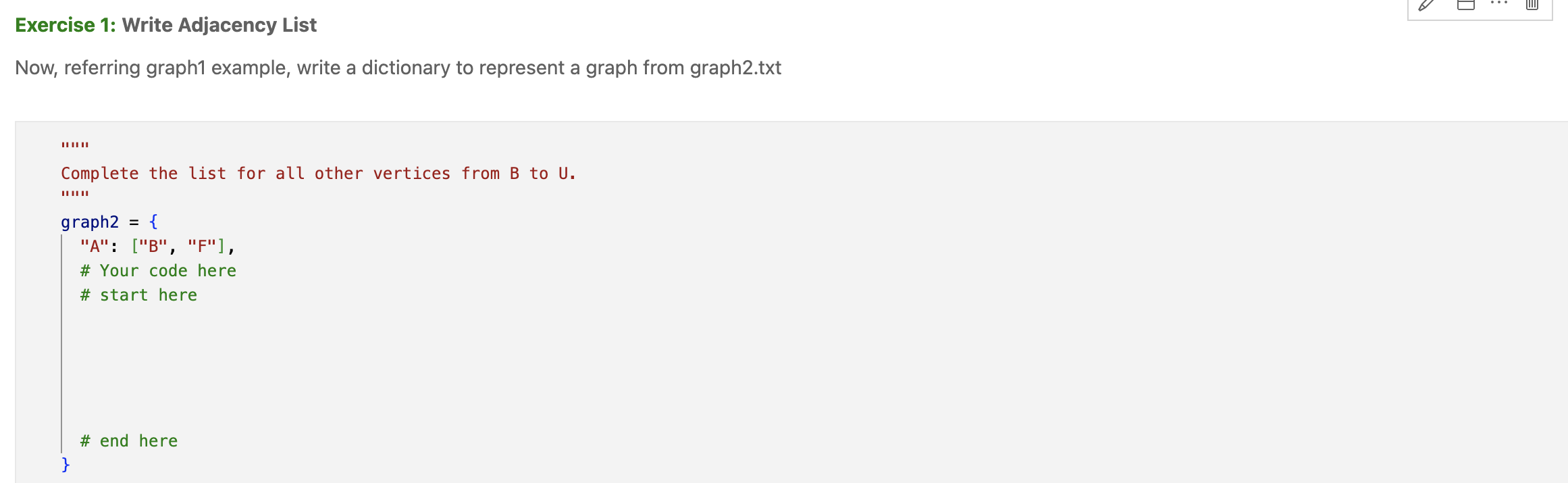 Solved Exercise 1: Write Adjacency List Now, referring | Chegg.com Solved Exercise 1: Write Adjacency List Now, referring | Chegg.com