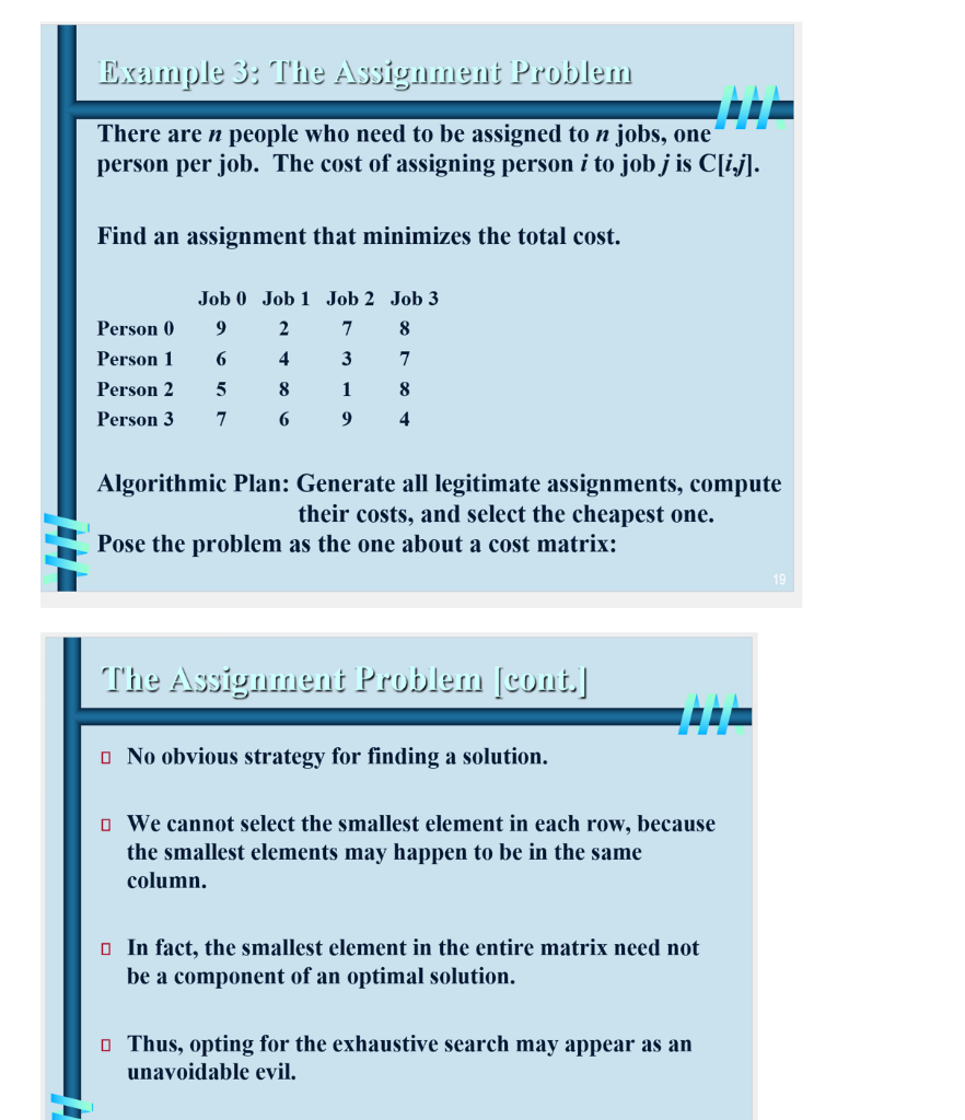 There are n people who need to be assigned to n jobs, | Chegg.com