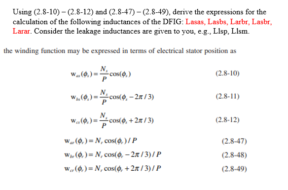 Using (2.8-10) - (2.8-12) and (2.8-47)-(2.8-49), | Chegg.com