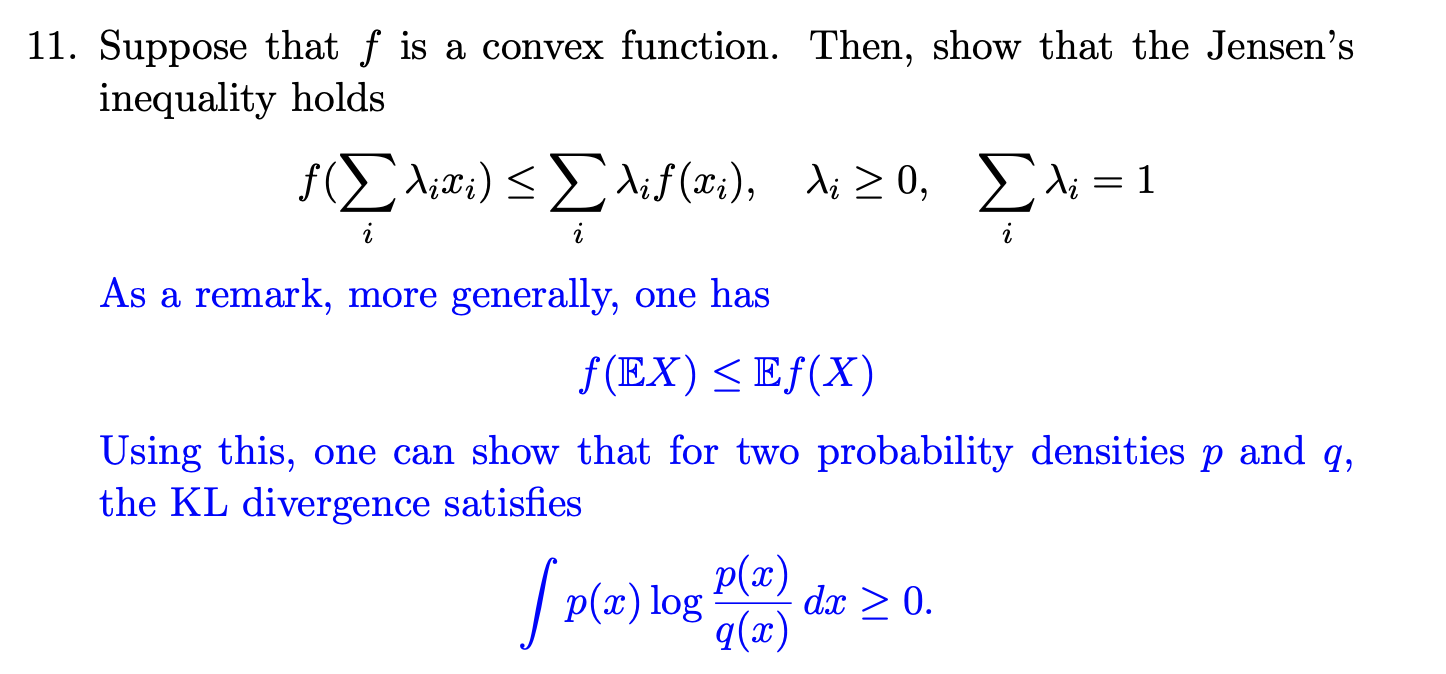 Solved Suppose that f is a convex function. Then, show that | Chegg.com