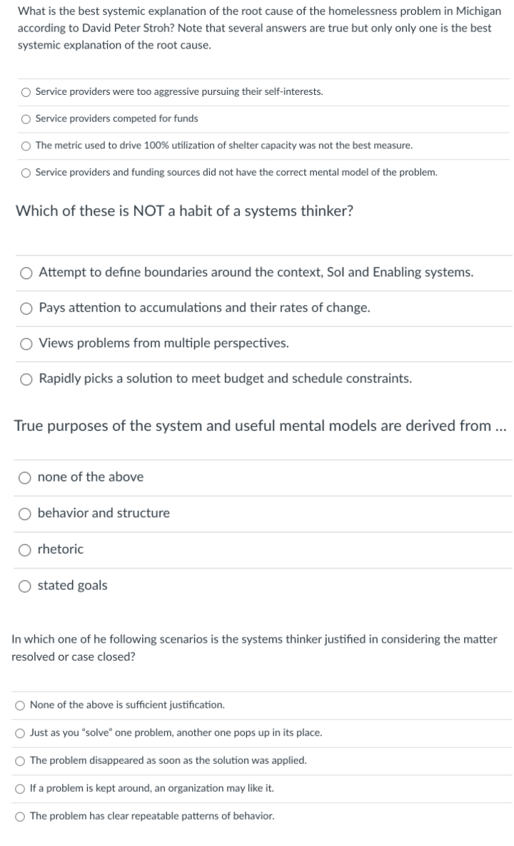 Solved What about single-loop, reactive decision making is | Chegg.com