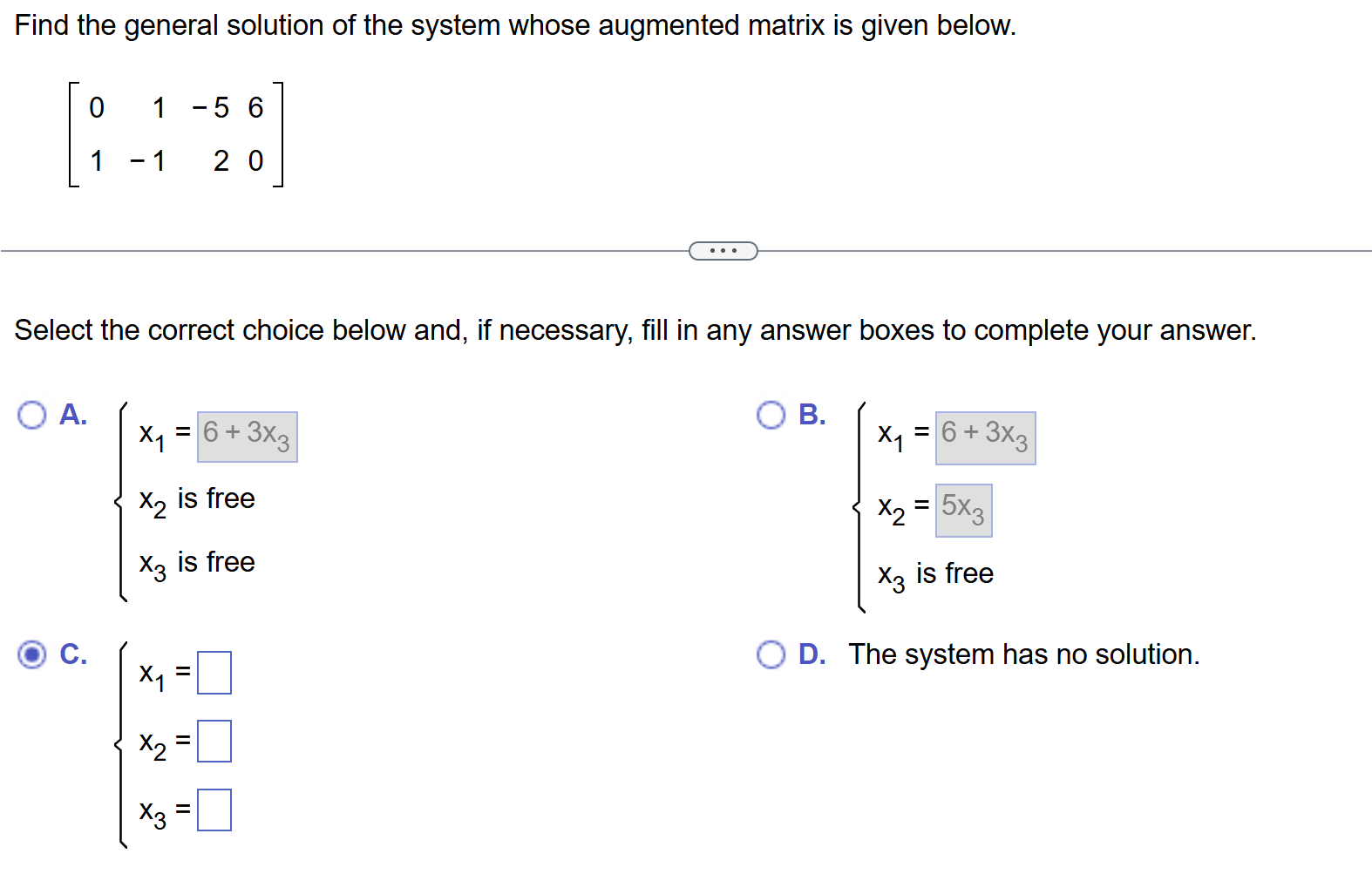 Solved Find the general solution of the system whose | Chegg.com