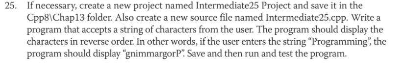 Solved 20. If necessary, create a new project named | Chegg.com