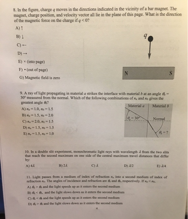 Solved 12. A virtual, upright and enlarged image can be | Chegg.com