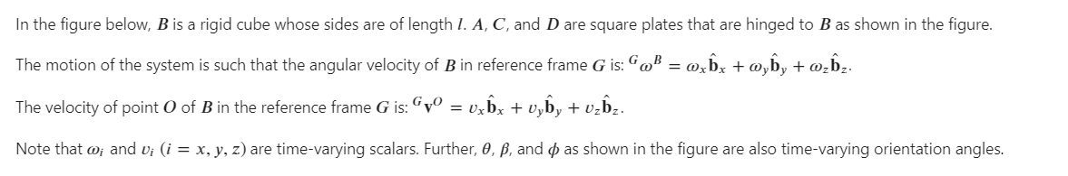 Solved In the figure below, B is a rigid cube whose sides | Chegg.com