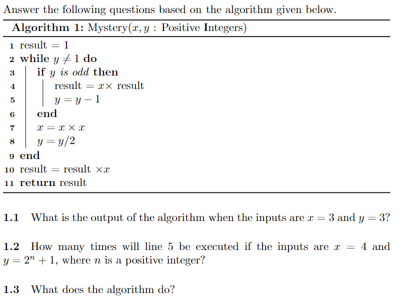 Solved 3 4 = Answer the following questions based on the | Chegg.com