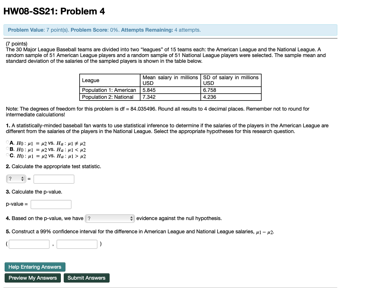 Solved HW08-SS21: Problem 4 Problem Value: 7 point(s). | Chegg.com