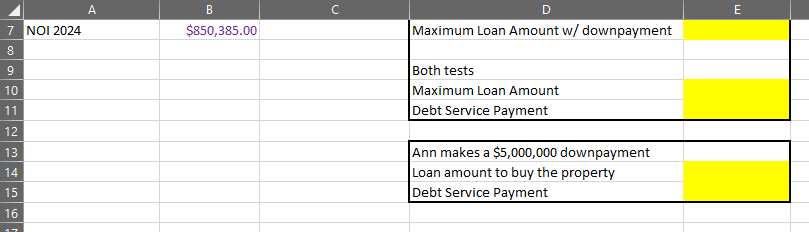 Solved (2) Fill in the second sheet (titled "underwriting"). | Chegg.com