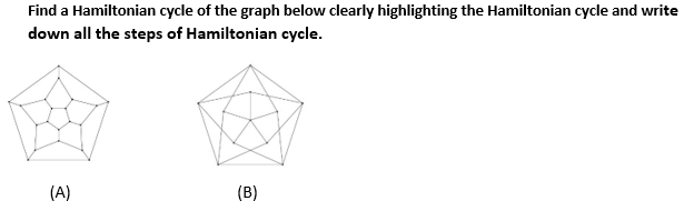 Solved Find a Hamiltonian cycle of the graph below clearly | Chegg.com