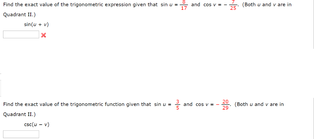 Solved Find the exact value of the trigonometric expression | Chegg.com