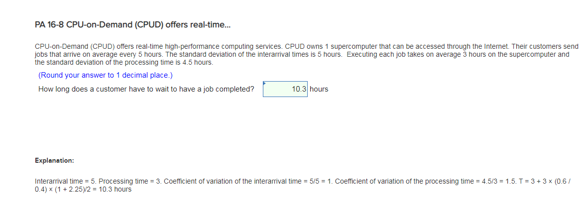 Solved *I USED THE FORMULA BELOW IN BLUE AND I GOT "7.31" AS | Chegg.com